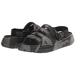 UGG Men's Sport Yeah CAMOPOP Slide Sandal, Black, 11