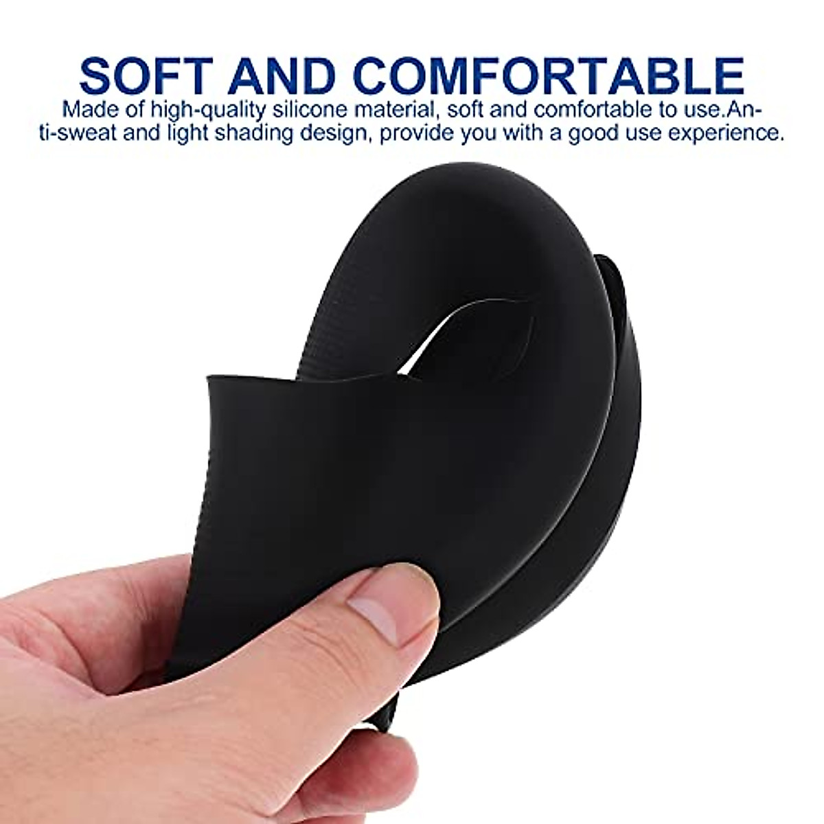 1pc Vr Eye Pads Vr Face Cover Silicone Headset Face Headset Face Cover Headset Face Pad Silicone Mask Silicone Face Mask Vr Face Mask Comfortable Face Cushion