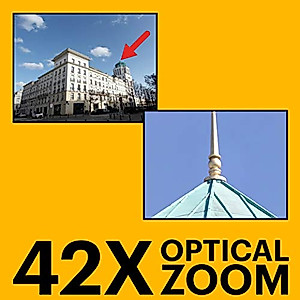 KODAK PIXPRO Astro Zoom AZ425-RD 20MP Digital Camera with 42X Optical Zoom 24mm Wide Angle 1080P Full HD Video Optical Image Stabilization Li-Ion Battery and 3" LCD (Red)