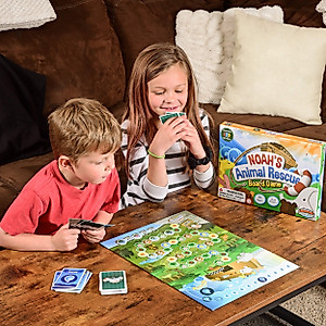 Jumping High Five Noah’s Animal Rescue! Cooperative Noah’s Ark Bible Story Board Game for Kids Ages 4+, No Reading Required and Easy to Learn