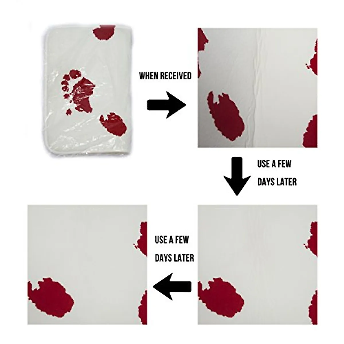 Red Plaid Check Christmas Bath Rugs Checkered Sponge Doormat Non Slip Backing Durable Soft Flannel Mat Memory Foam Mats Carpet for Bathroom Kitchen 32x20In