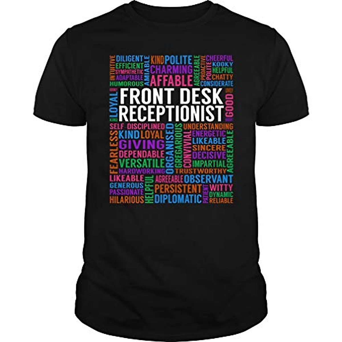 TeeTina Front Desk Receptionist Black
