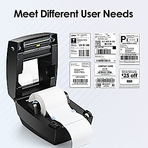 iDPRT Thermal Label Printer Desktop Label Printer for Shipping Packages, 6 IPS Label Maker Work with Windows & MAC, Compatible with USPS, Amazon, Ebay, etc.