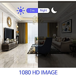 Wireless Camera Mini Hidden WiFi Spy Camera Portable Small Nanny Cam with Night Vision and Motion Detection HD 1080P Cam Surveillance Cameras for Home Security Indoor/Outdoor