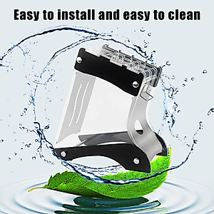 Numola Kitchen Knife Set, 20 Pieces Black Nonstick Cooking Knife Set with Block & Sharpener, Super Sharp Stainless Steel Professional Chef Knife Set with Acrylic Stand for Family Restaurant Apartment