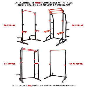 Sunny Health & Fitness Landmine Attachment for Power Racks and Cages - SF-XFA004