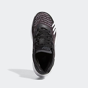 adidas D.O.N. Issue 4 Basketball Shoe, Core Black/White/Carbon, 2 US Unisex Little Kid