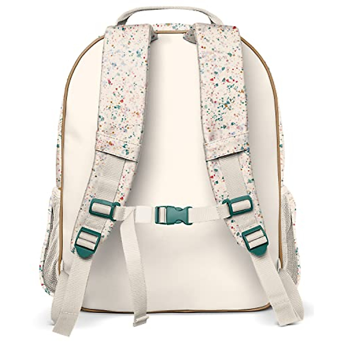 Simple Modern Vegan Leather Toddler Backpack for School Girls and Boys | Kindergarten Elementary Kids Backpack Cute Faux PU Leather | Fletcher Collection | Kids - Medium (15" tall) | Cream Terrazzo