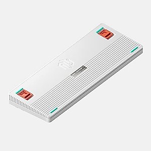 nuphy Halo96 Mechanical Gaming Keyboard, 96% RGB Hot-swap Wireless Keyboard, Supports Bluetooth、2.4G and Wired Connection，Compatible with Mac and Windows-White(Baby Kangaroo)