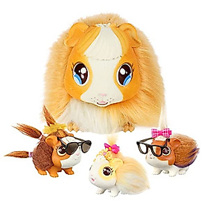 Little Live Pets - Mama Surprise | Soft, Interactive Guinea Pig and her Hutch, and her 3 Babies. 20+ Sounds & Reactions. for Kids Ages 4+, Multicolor, 7.8 x 11.93 x 11.38 inches
