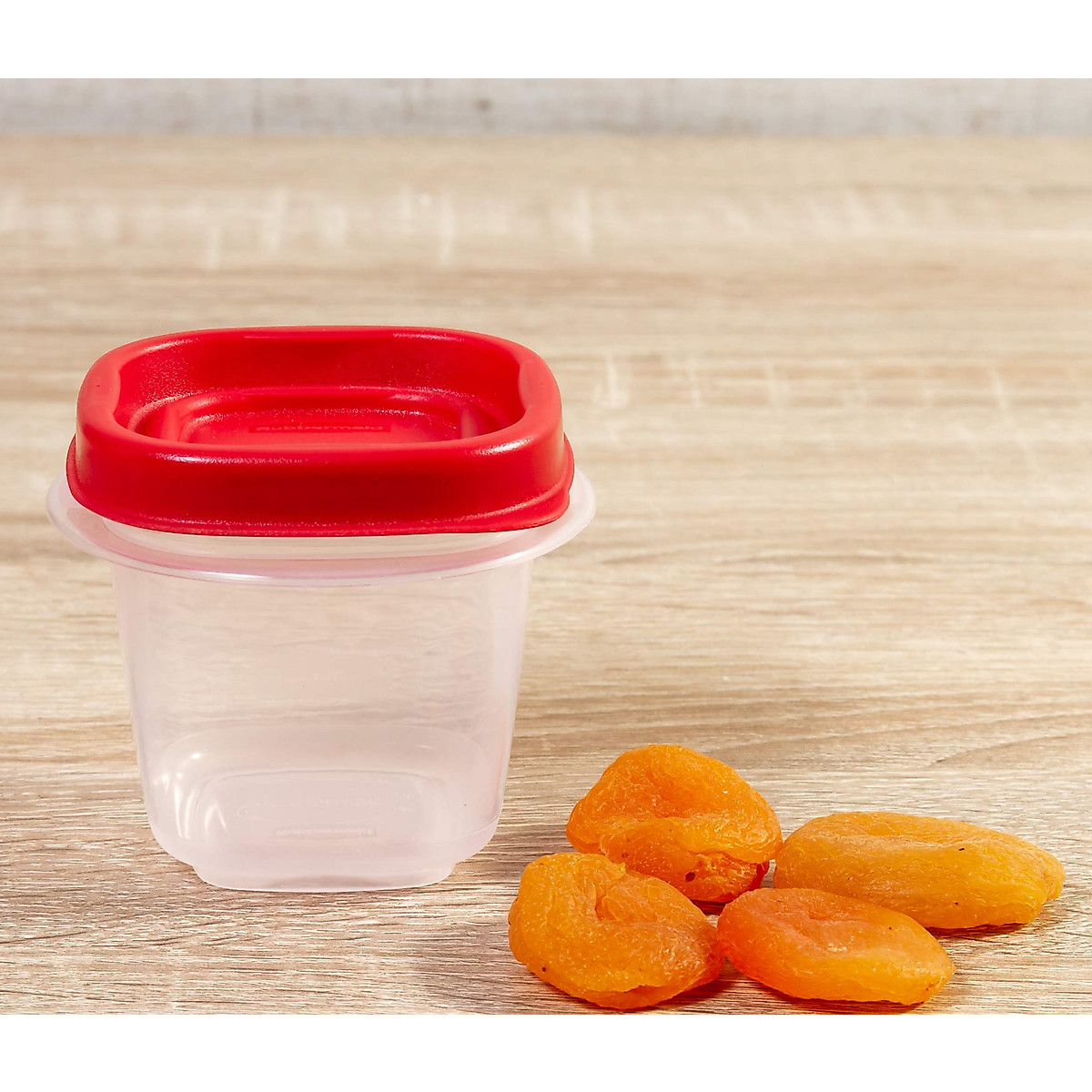 Rubbermaid Easy Find Lids Food Storage Containers, Racer Red, Set of 24 7J98