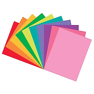 Tru-Ray Construction Paper, 10 Vibrant Colors, 9" x 12", 50 Sheets