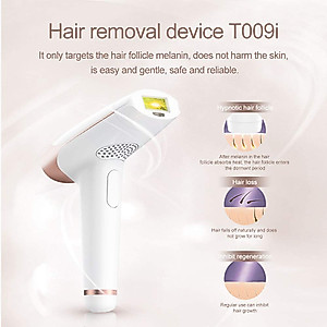 Lescolton IPL Laser Hair Removal Device T009i, Hair Removal for Women Permanent Hair Removal Painless Hair Remover Home Use for Body Face and Bikini