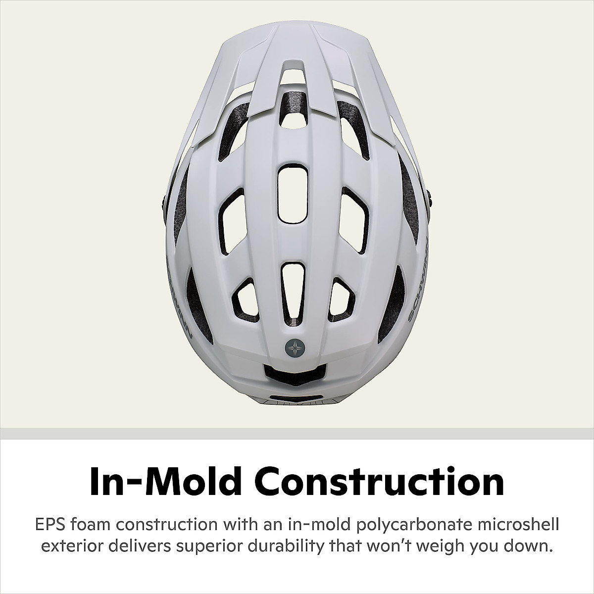 Schwinn Bunker ERT Bike Helmet for Youth Boys Girls, Can Fit Head Circumference 53-59cm, with 17 Air Vents, Pivoting Visor, & Adjustable Locking Strap, Medium, Grey