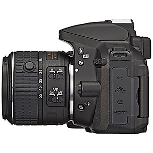 Nikon D5300 24.2 MP CMOS Digital SLR Camera Double Zoom Lens Kit with 18-55mm f/3.5-5.6G ED VR II + 55-200mm f/4.5-5.6G - International Version (No Warranty)