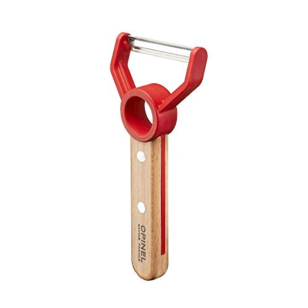 Opinel Le Petit Chef Complete 3 Piece Kitchen Set, Chef Knife with Rounded Tip, Fingers Guard, Peeler, For Children and Teaching Food Prep and Kitchen Safety, Made in France