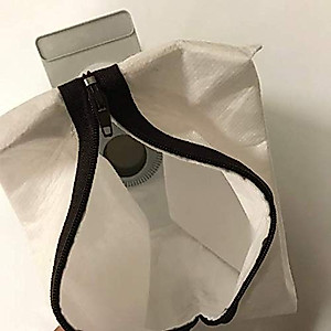 Clean Base Zipper Bag - Reusable Clean Base Automatic Dirt Disposal Bag for i3+, i6+, i7+, i8+, s9+, and all iRobot clean base models