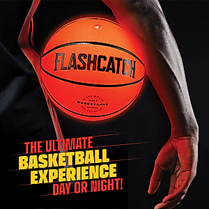 Light Up Basketball - Glow in the Dark - Sports Gear Accessories Easter Gifts for Boys 8-15+ Year Old - Kids, Teens Gift Ideas - Cool Teen Boy Toys Ages 8 9 10 11 12 13 14 15 Age Outdoor Teenage