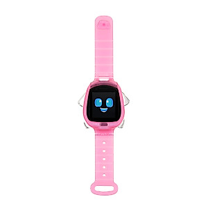 Little Tikes Tobi Robot Smartwatch - Pink with Movable Arms and Legs, Fun Expressions, Sound Effects, Play Games, Track Fitness and Steps, Built-in Cameras for Photo and Video 512 MB | Kids Age 4+