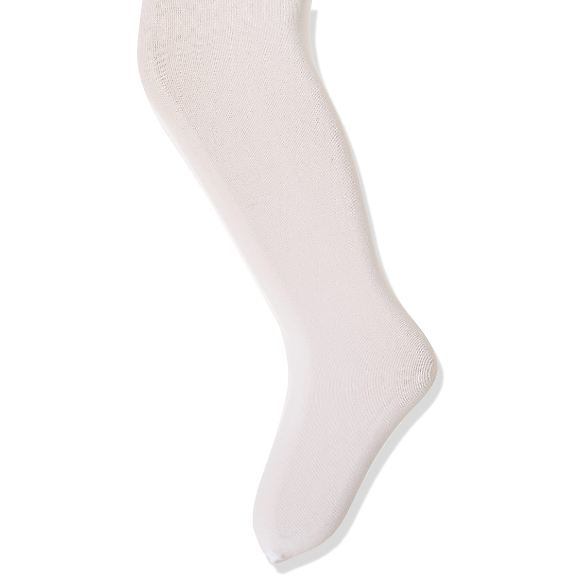 Jefferies Socks Baby Girls' Newborn Microfiber Rhumba Tights, White, 0-6 Months