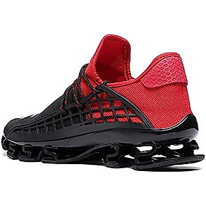FUSHITON Womens Walking Running Shoes Athletic Tennis Non Slip Blade Type Casual Sports Fashion Sneakers Red