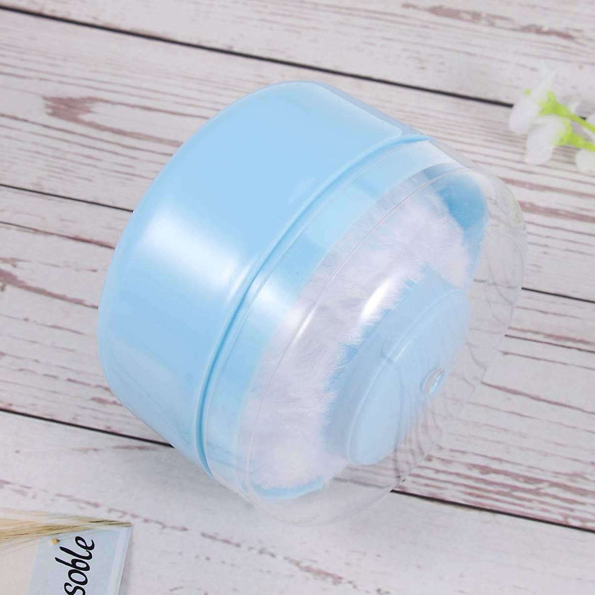 1 Set Puff Container after Puff with Handle Powders Loose Puff Puff for Face Cornstarch Bath Portable Face Puff Women Travel Blush