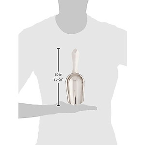 4 Ounce Stainless Steel Ice Scoop