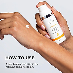 IMAGE Skincare, VITAL C Hydrating Intense Moisturizer, Lightweight Face Lotion with Hyaluronic Acid and Shea Butter, for Dry Skin, 1.7 fl oz.
