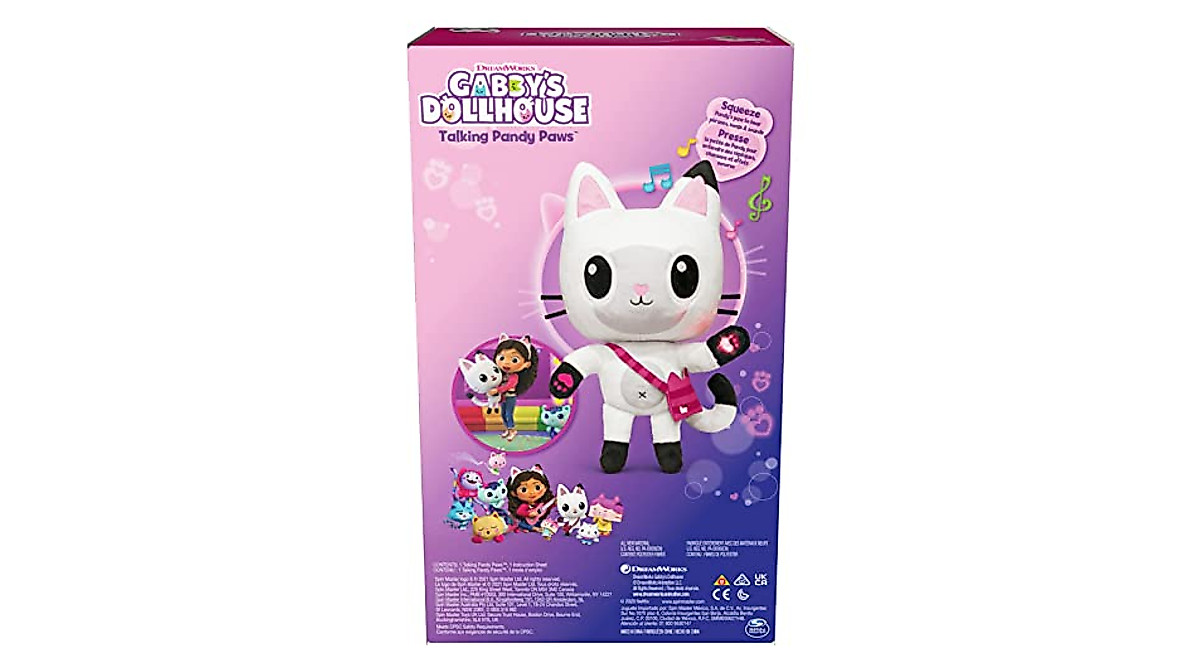 Gabby's Dollhouse Talking Pandy Paws Plush Toy