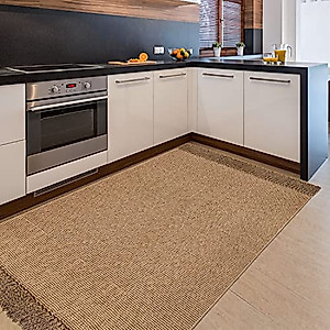 Large Outdoor Patio Rug 4x6 Washable Boho Cotton Area Rug Entryway Rug with Tassels Braided Runner Rug for Living Room Bedroom Dining Room Kitchen Indoor Farmhouse Entryway Carpet Mat