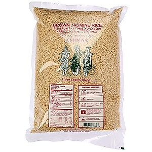 Three Ladies Brown Jasmine Rice 5 lbs