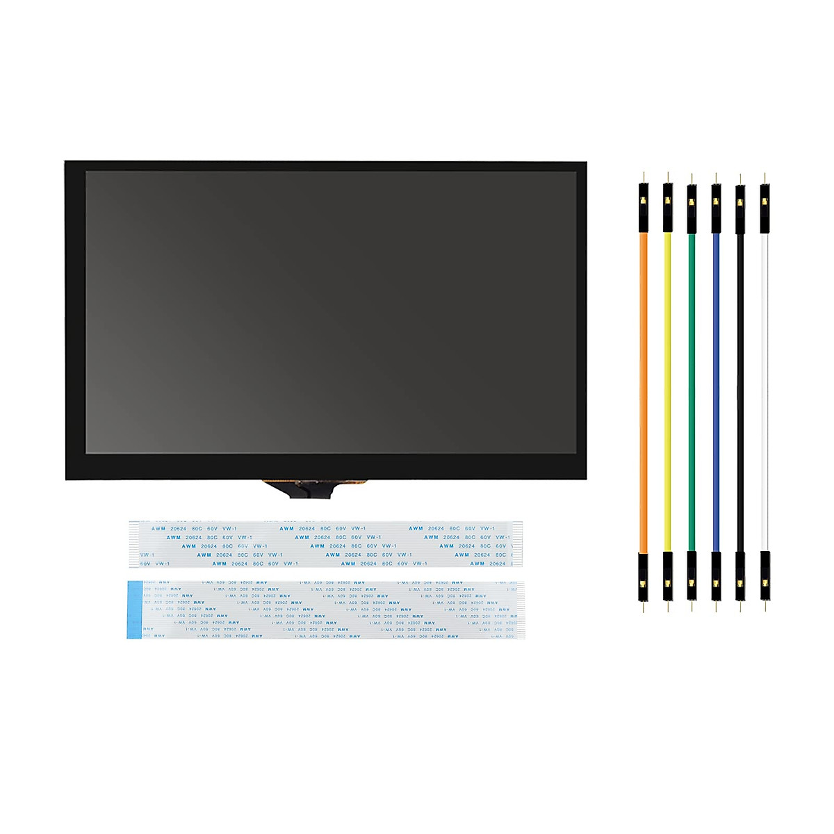 WayPonDEV YYT MIPI7LCD 2203 Screen Touchscreen 7 Inch Mini HDMI Monitor LCD Screen 1024x600 Compatible with youyeetoo X1 x86 Single Board Computer/YY3568/Tinker Board 2S/RK3568J/RK3568PC/ITX-3588J