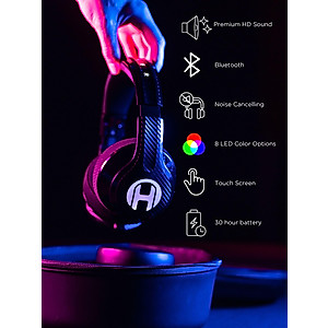 HAYMAKER The, Noise Cancelling Bluetooth Headphones, Premium HD Sound & Long Battery Life, Competitive Gaming Headset for Xbox X/S, Xbox, PS5, PS4, PC, Switch, Mobile | Black