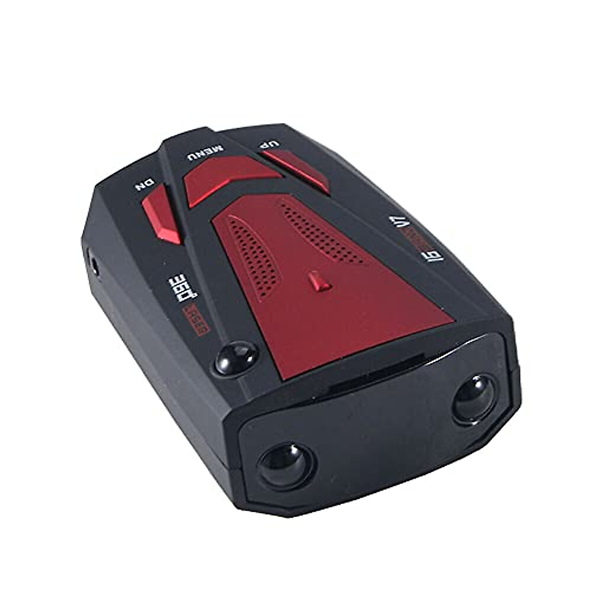 JINYI Car Radar Detector, Laser Radar Detectors, 360° GPS Speed Police Safe 16 Band Voice Alert,1080P HD Auto Focus Webcam with Microphone (RED)