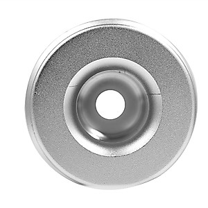 Salmue 2-Level Silver Metal Razor Stand, Portable Pedestal Base Holder