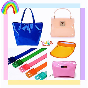 ZLIFA White Transparent Solid Color Jelly Vinyl Leather Sheets, Waterproof Mirrored Soft PVC Fabric Roll 12" x 47" for Crafts Bows Earrings Handbag