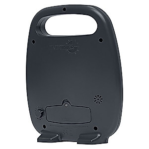 TIME TIMER PLUS 60 Minute Desk Visual Timer - Countdown Timer with Portable Handle for Classroom, Office, Homeschooling, Study Tool with Silent Operation (Charcoal)