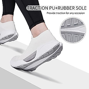 Limberun Womens Walking Shoes Arch Support Tennis Shoes Men Sneakers for Women Walking Shoes Gym Shoes Men Volleyball Shoes White 6