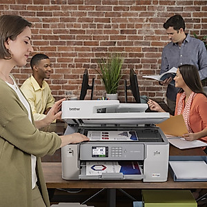 Brother MFC-J6555DW INKvestment Tank Color Inkjet All-In-One Printer with up to 1 Year of Ink In-box1 and 11” x 17” print, copy, scan, and fax capabilities