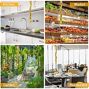 40 Pack Fly Strips, Sticky Fly Trap Indoor/Outdoor Hanging, Fly Ribbon Tape Paper, Gnat Killer Traps Catcher for Fruit Flies, Bug, Insect, Pest, Mosquito