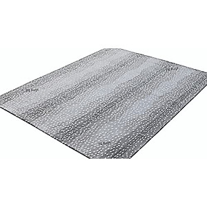 Antelope Cheetah Gray Contemporary Persian Oriental Woolen Area Rugs (6'x9')