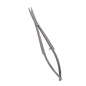 Embroidery Sewing Scissor - Spring Action Scissor 4.75" - German Stainless Steel, Curved Tip, Snips, Thread Scissor - By The Unique Edge
