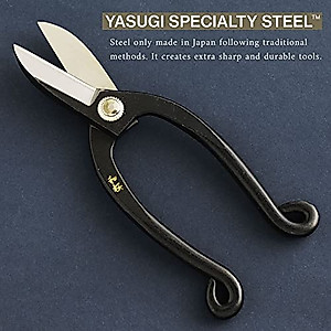Wazakura Ikenobo Flower Arrangement Ikebana Scissors 6.5 in (165 mm) Made in Japan, Flower Arrangement Hasami, Japanese Kado Tools - Yasugi Steel Ikenobo Scissors