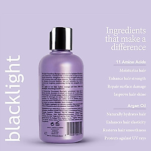 Oligo Professionnel - Backlight Nourishing Shampoo - Sulfate free shampoo for blondes - Vegan - For Color Treated Hair - Hydrating formula with Argan oil - 8.5 oz