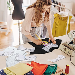 10 pcs Tshirt Ruler Guide Vinyl Alignment Tool - Sublimation Accessories, t Shirt rulers to Center Designs,for Adult Youth Toddler Infant