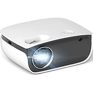 Feiyx Mini Projector Home Small Portable Ultra-High Definition 4K Wireless Smart Projection,Portable Video Projector 1080p Full HD Supported, Projector Compatible for Home Theatre