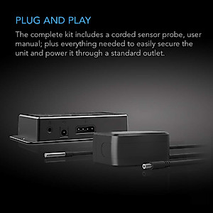 AC Infinity AIRBLAZE T12, Universal Fireplace Blower Fan Kit 12" with Temperature and Speed Controller, Compatible with Lennox, Hearth Glo, Majestic, Rotom Fireplaces, for Home Heat Circulation