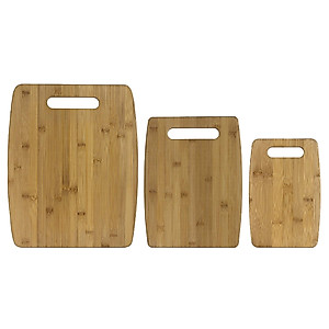 Totally Bamboo 3-Piece Bamboo Cutting Board Set, 1 EA, Brown