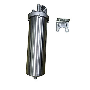 VivoWave Stainless Steel Industrial 10" Filter Housing 3/4" NPT with Drain Port Shelco(1)