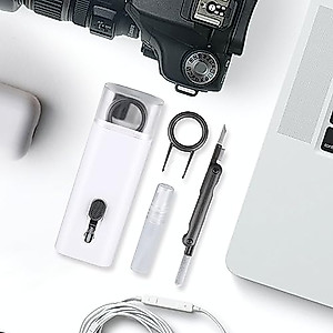 7-in-1 Electronic Cleaner Kit,Keyboard Cleaner,Laptop Cleaner Kit for Monitor, Cell Phone, Bluetooth,Headset, Lego, Airpods, Laptop Camera Lens (Black)